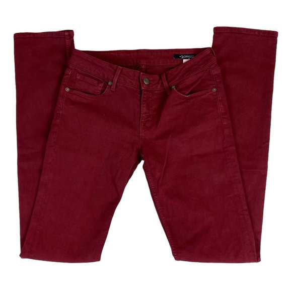 Sabastian McCall | Jeans | Sebastian Mccall Straight Leg Maroon Jeans ...